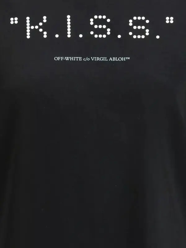 Off-White Slogan-print T-shirt - Black