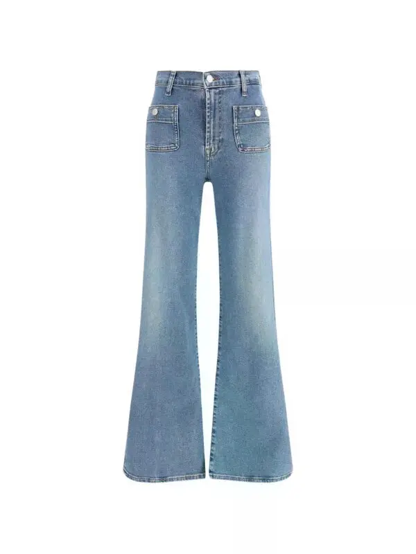 7 For All Mankind Flared Jeans - Blue