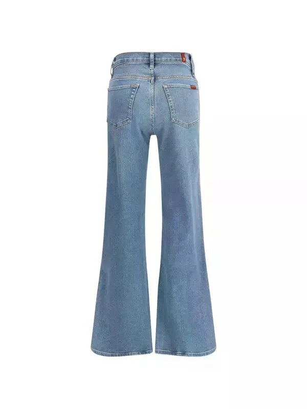 7 For All Mankind Flared Jeans - Blue