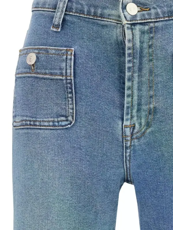 7 For All Mankind Flared Jeans - Blue