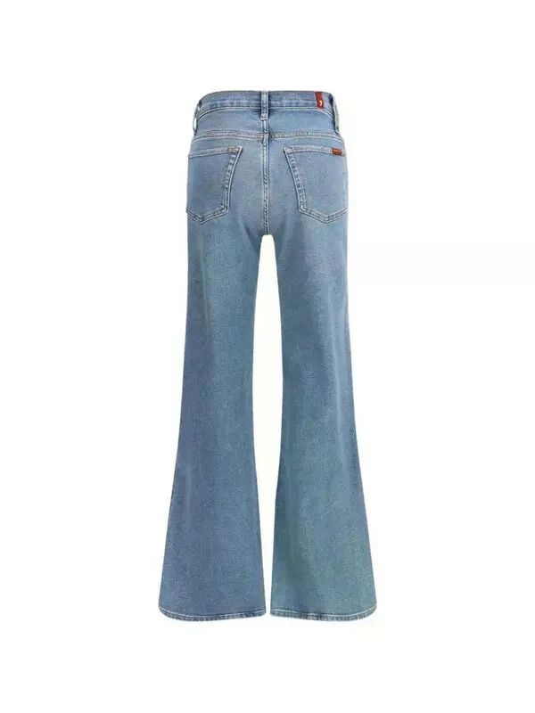 7 For All Mankind Flared Jeans - Blue