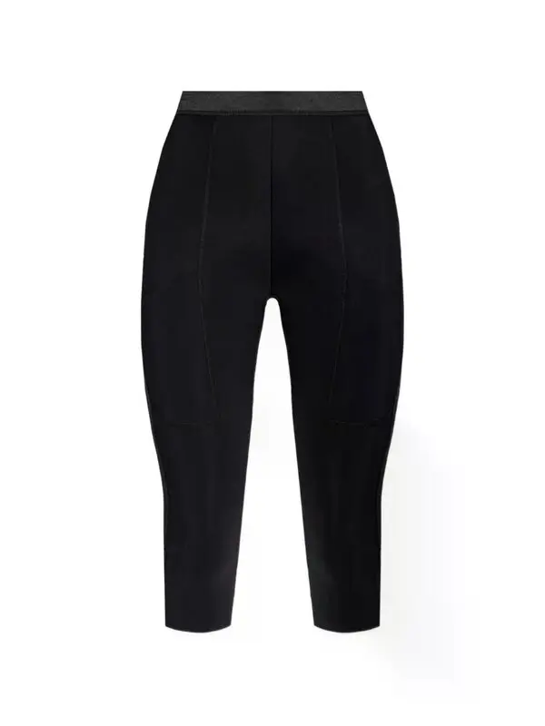 Coperni Elasticated Capri Shorts - Black