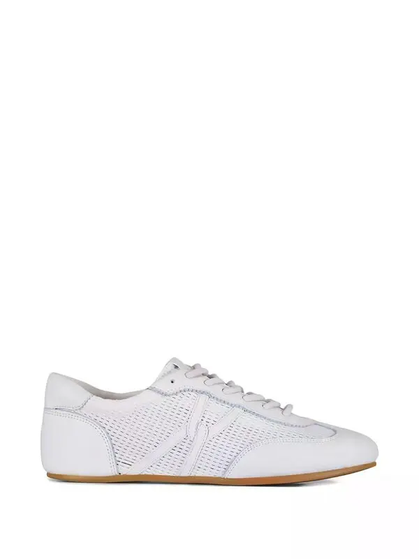 Veronica Beard Riviera Mesh Panelled Sneakers - White