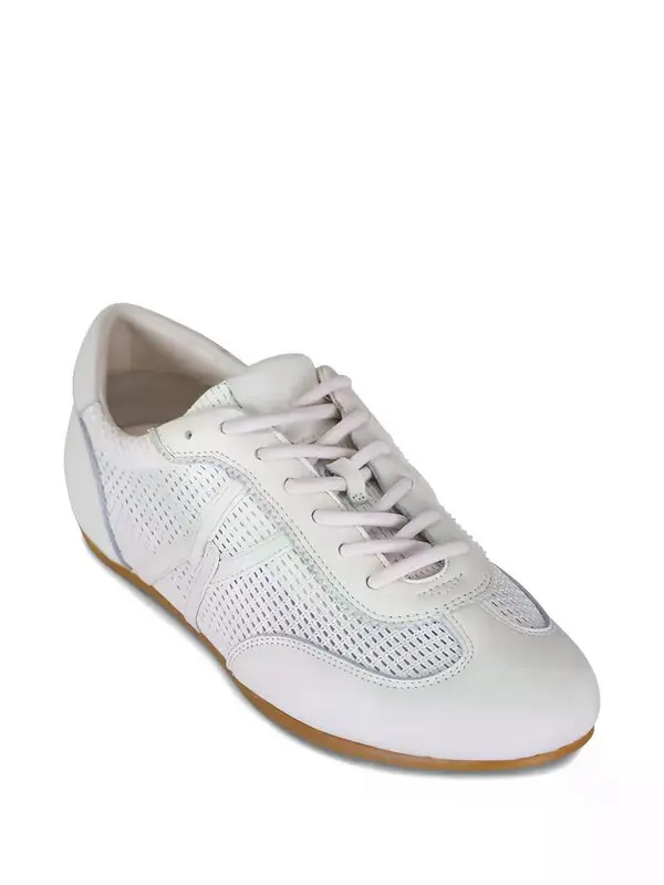 Veronica Beard Riviera Mesh Panelled Sneakers - White
