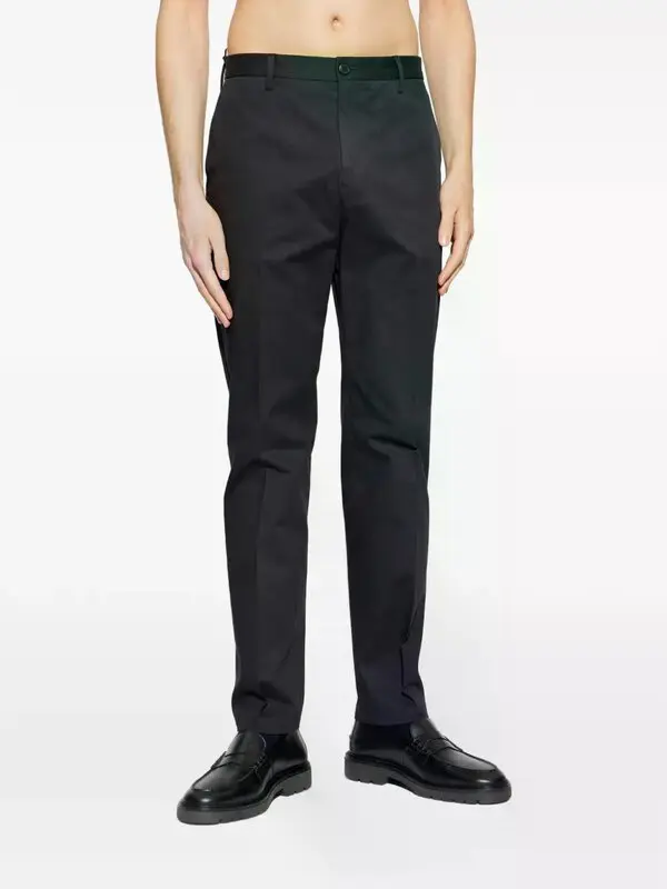 Paul Smith Pressed-crease Trousers - Black