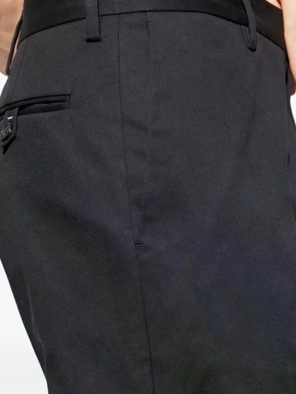 Paul Smith Pressed-crease Trousers - Black