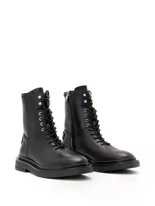 ALLSAINTS Escher Lace-up Zip Combat Boots