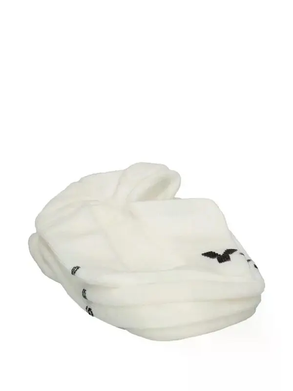 Y3 Logo Invisible Socks - White