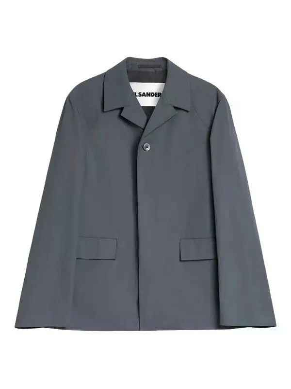 JIL SANDER Chalk-effect Cotton Jacket