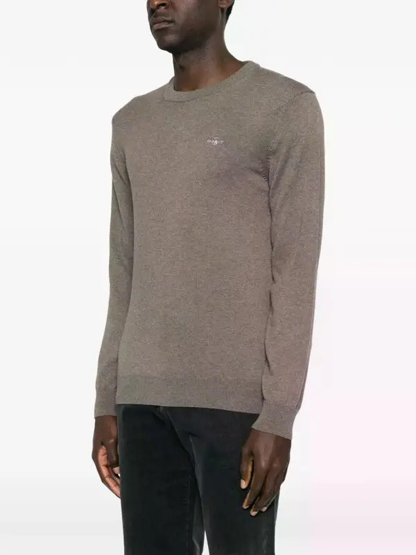 Gant Crew-neck Sweater - Brown