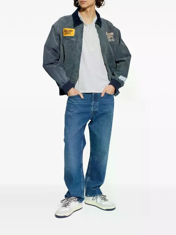 AGOLDE 90's Frayed Jeans - Blue