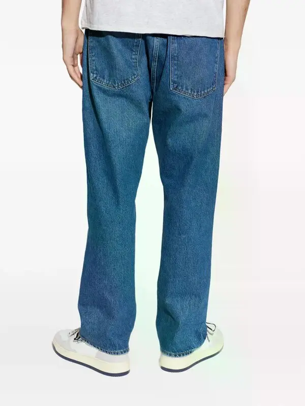 AGOLDE 90's Frayed Jeans - Blue