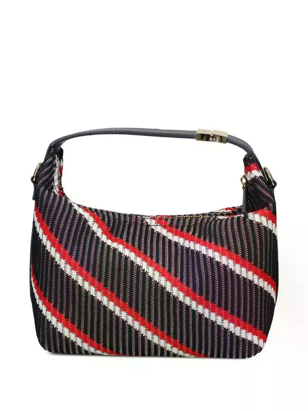 Tommy Hilfiger Striped Logo Satchel