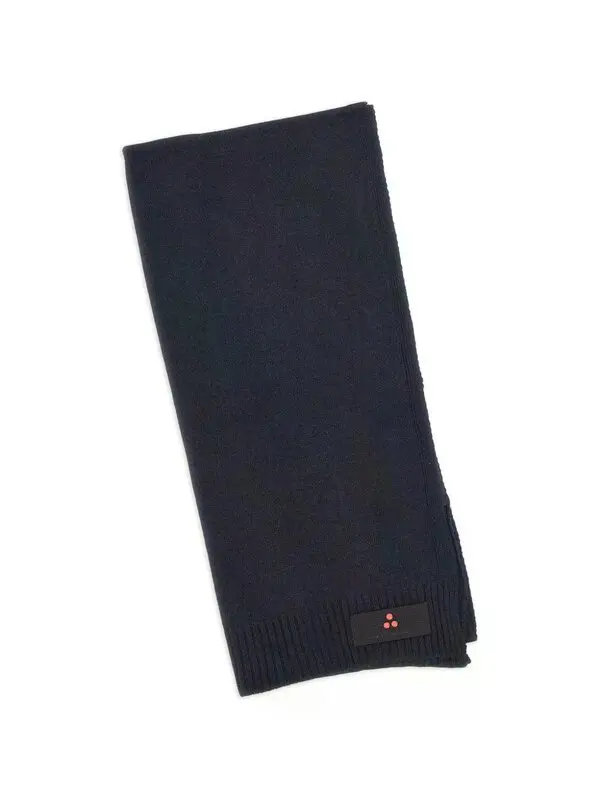 Peuterey Adasic Ribbed Logo-patch Scarf