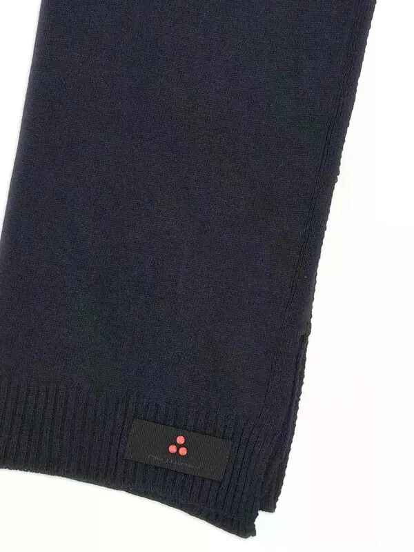 Peuterey Adasic Ribbed Logo-patch Scarf