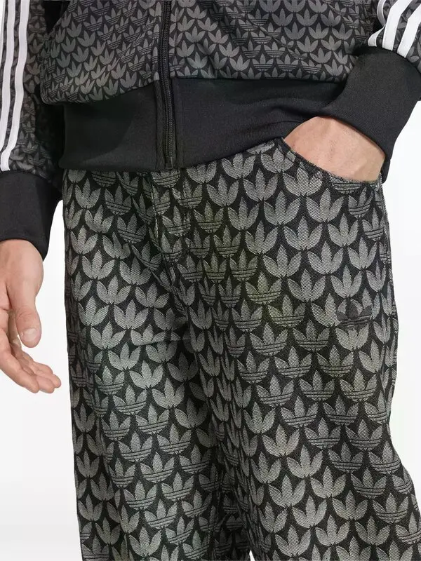 Adidas Monogram Print Jeans