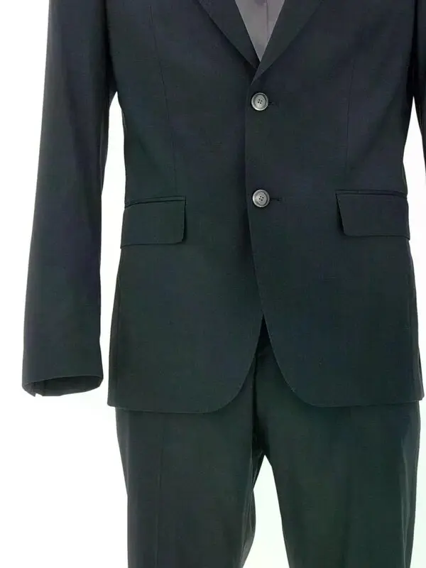 BOSS H-huge Two-button Peak-lapel Suit - Green