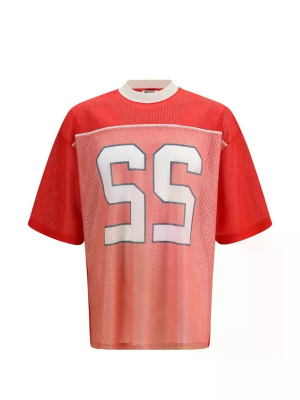 Moschino Number-appliqué T-shirt - Red