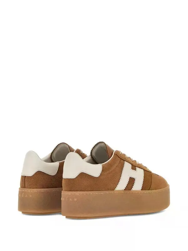 Hogan H698 Platform Sneakers - Brown