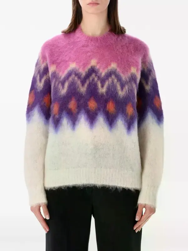 MARANT ETOILE Diamond-pattern Sweater
