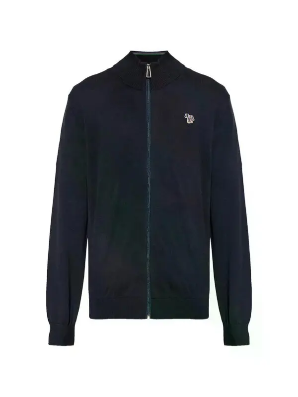 Paul Smith Zebra Logo Zip-up Cardigan