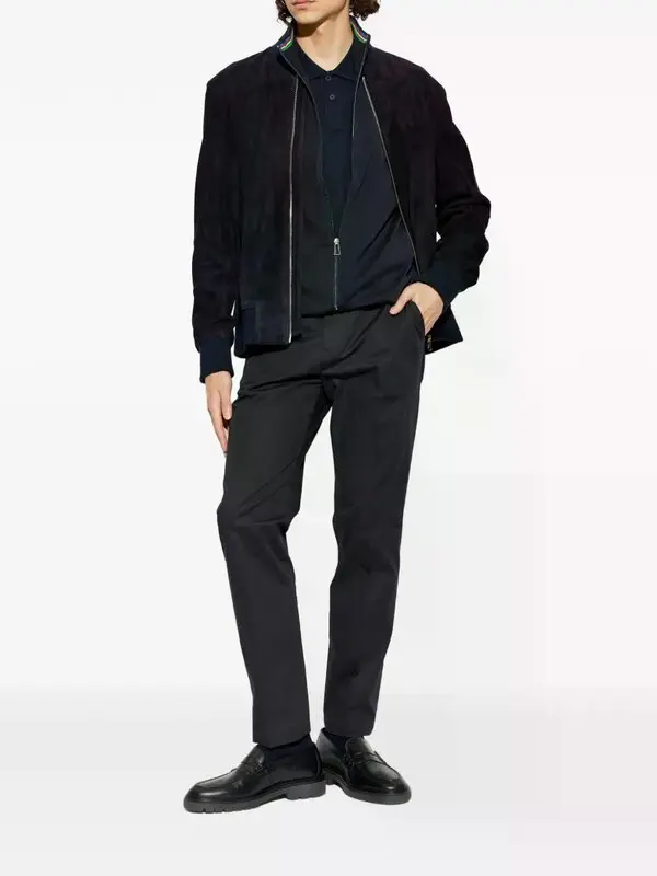 Paul Smith Zebra Logo Zip-up Cardigan