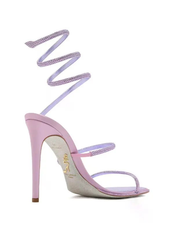 Rene Caovilla Strass Spiral Sandals