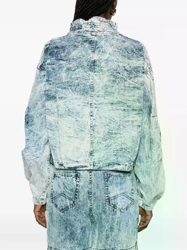 MARANT ETOILE Zipped Denim Jacket
