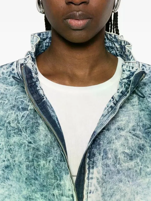 MARANT ETOILE Zipped Denim Jacket