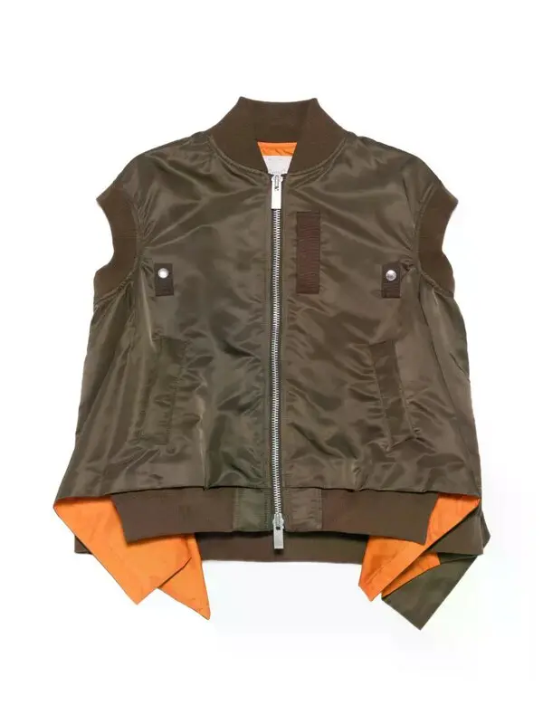 Sacai Zip Sleeveless Gilet