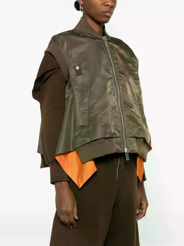 Sacai Zip Sleeveless Gilet