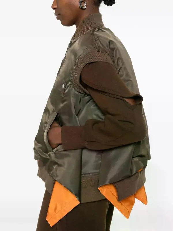 Sacai Zip Sleeveless Gilet