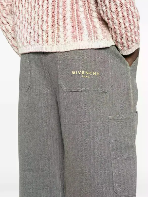 Givenchy Patch-pocket Straight Jeans