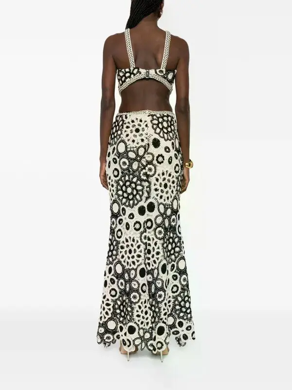 PatBO Floral Cut-out Maxi Dress