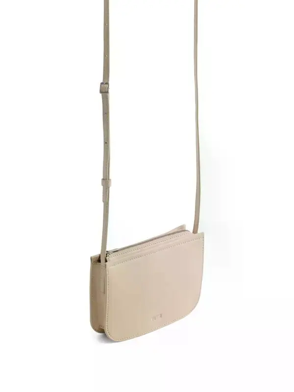 YU MEI Zip Lambskin Bag - Neutrals