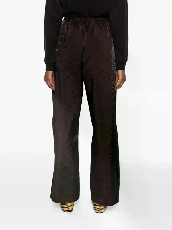 Studio Nicholson Hera Button Tie Trousers - Brown