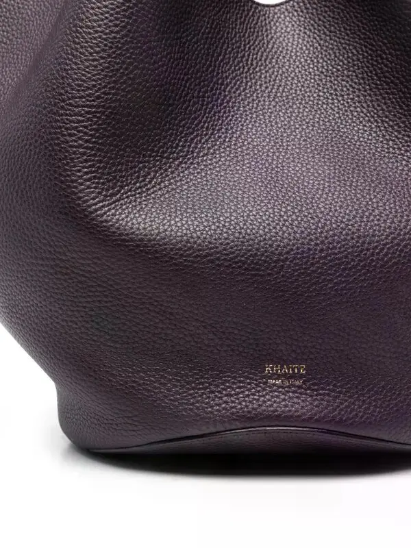 Khaite Medium Lotus Leather Tote Bag