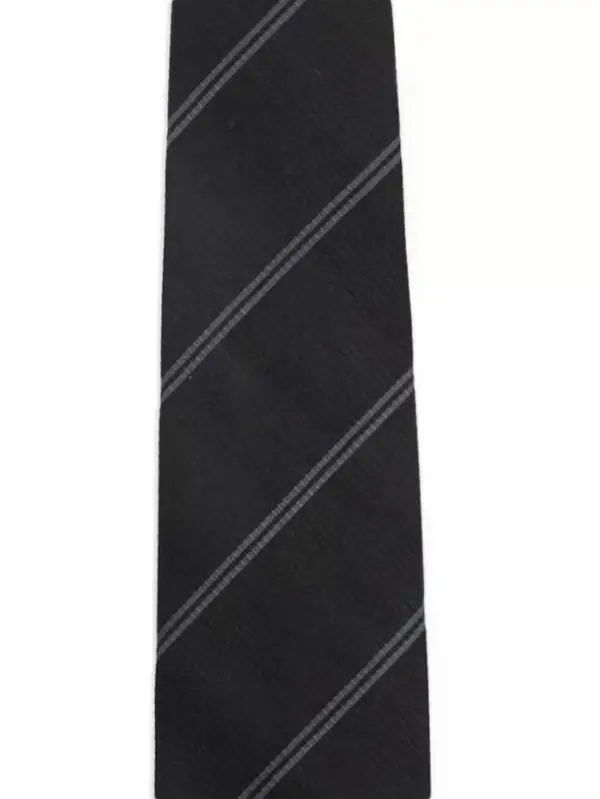 TOM FORD Striped Neck Tie - Blue