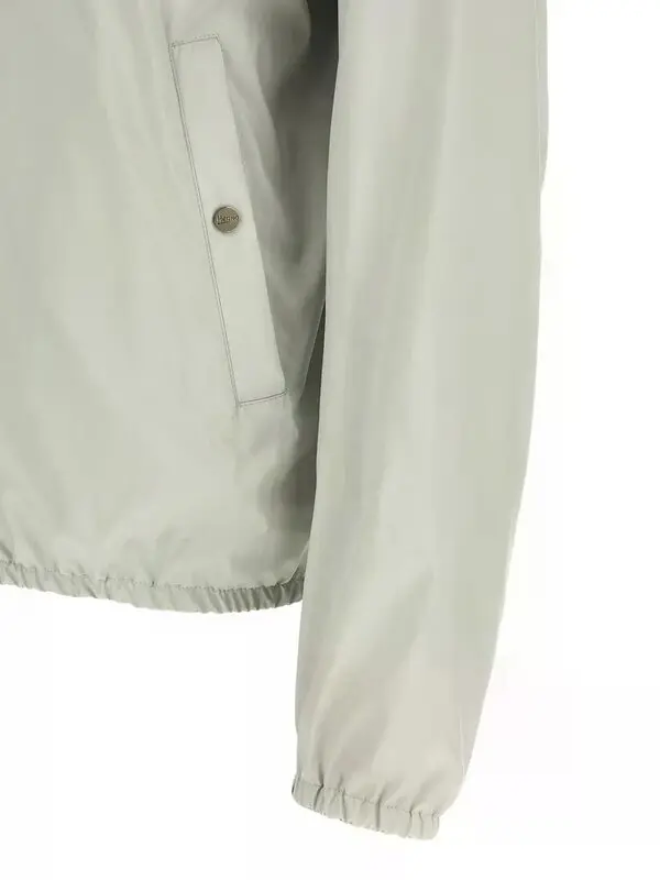 Herno Reversible Zip-up Bomber Jacket - Grey