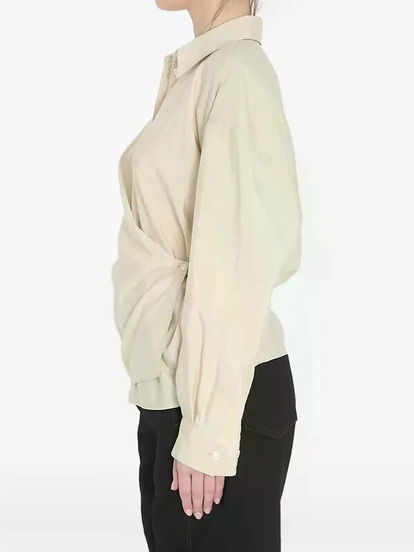 LEMAIRE Twisted Crinkled-effect Shirt