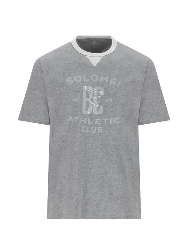 Brunello Cucinelli Slogan-print T-shirt