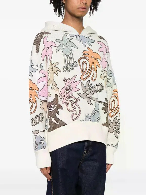Palm Angels Palmity Knitted Hoodie
