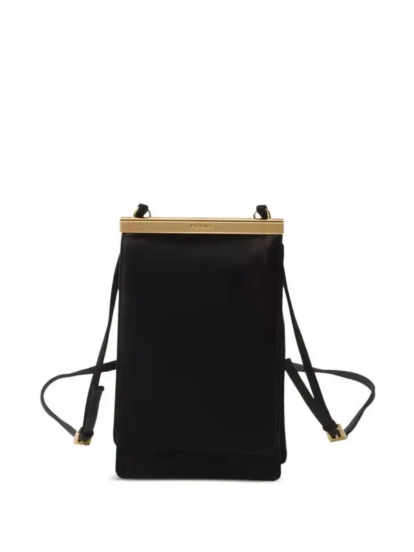 Prada Mini Logo-lettering Shoulder Bag