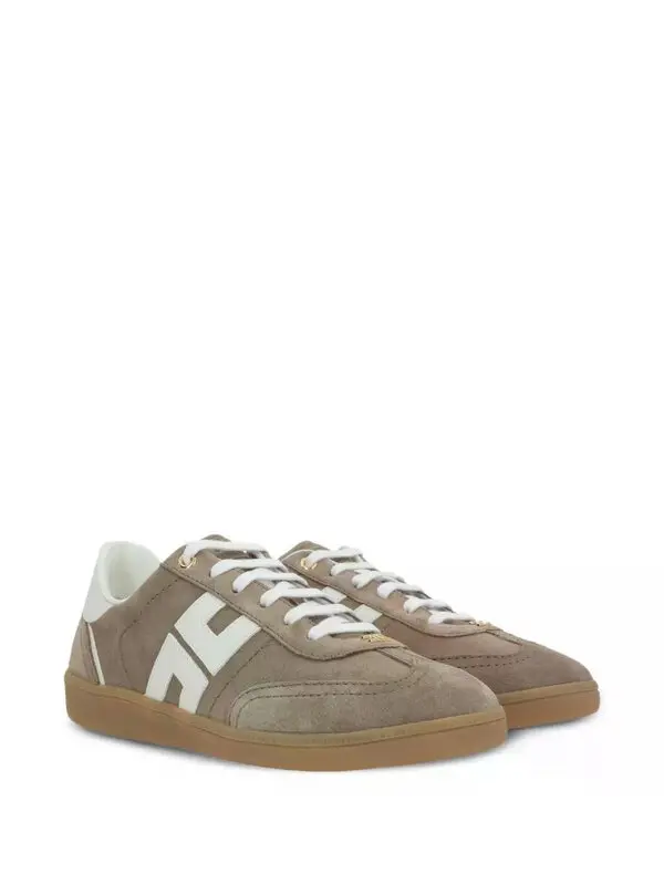 Elisabetta Franchi Nappa Leather Sneakers - Neutrals