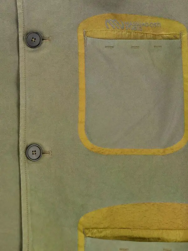 MASSIMO OSTI STUDIO Patch-pocket Jacket - Green