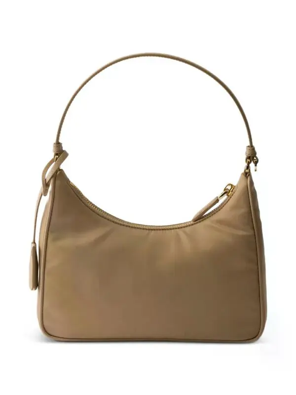 Prada Mini Re-edition 2005 Zip Tote - Neutrals