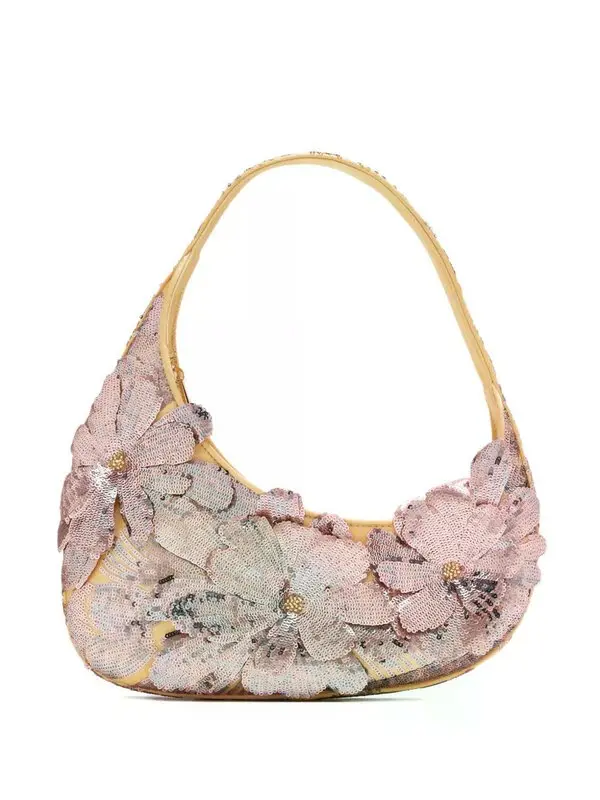 Jw Pei Floral Embellished Shoulder Bag