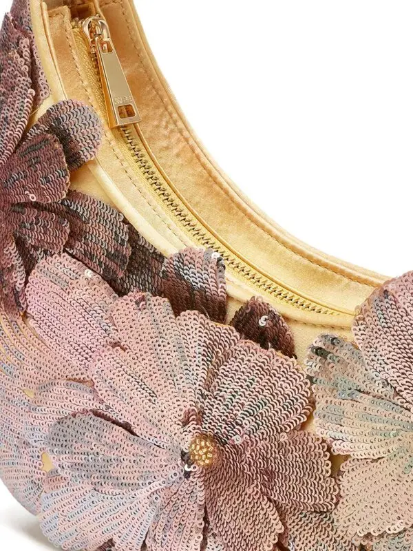 Jw Pei Floral Embellished Shoulder Bag