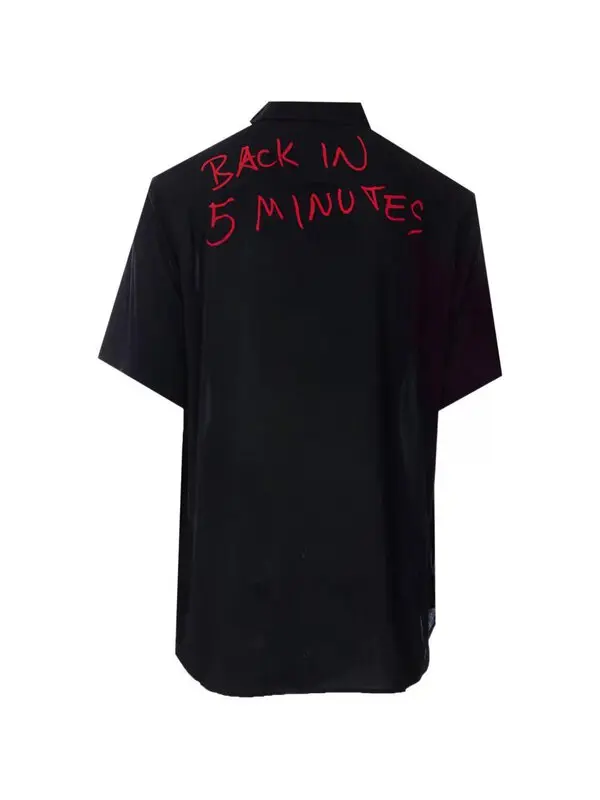 VIVIENNE WESTWOOD Open 24 Hours Bowling Short-sleeve Shirt - Black