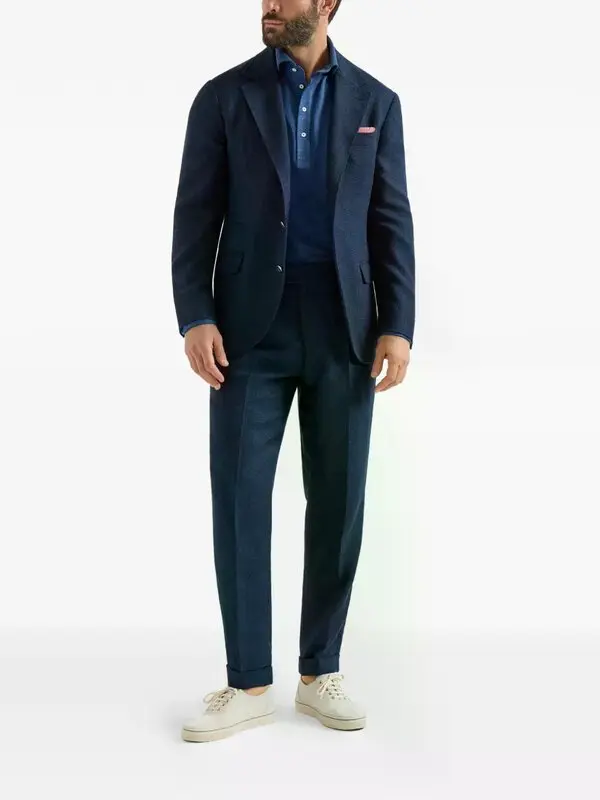 Brunello Cucinelli Long-sleeve Polo Shirt